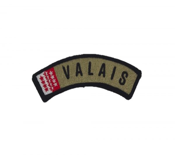 Patch Armée Suisse Valais Broderie | WILD-STORE